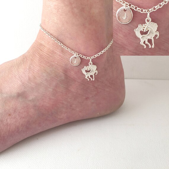 Unicorn Ankle Bracelet 2024 www.alhudapk