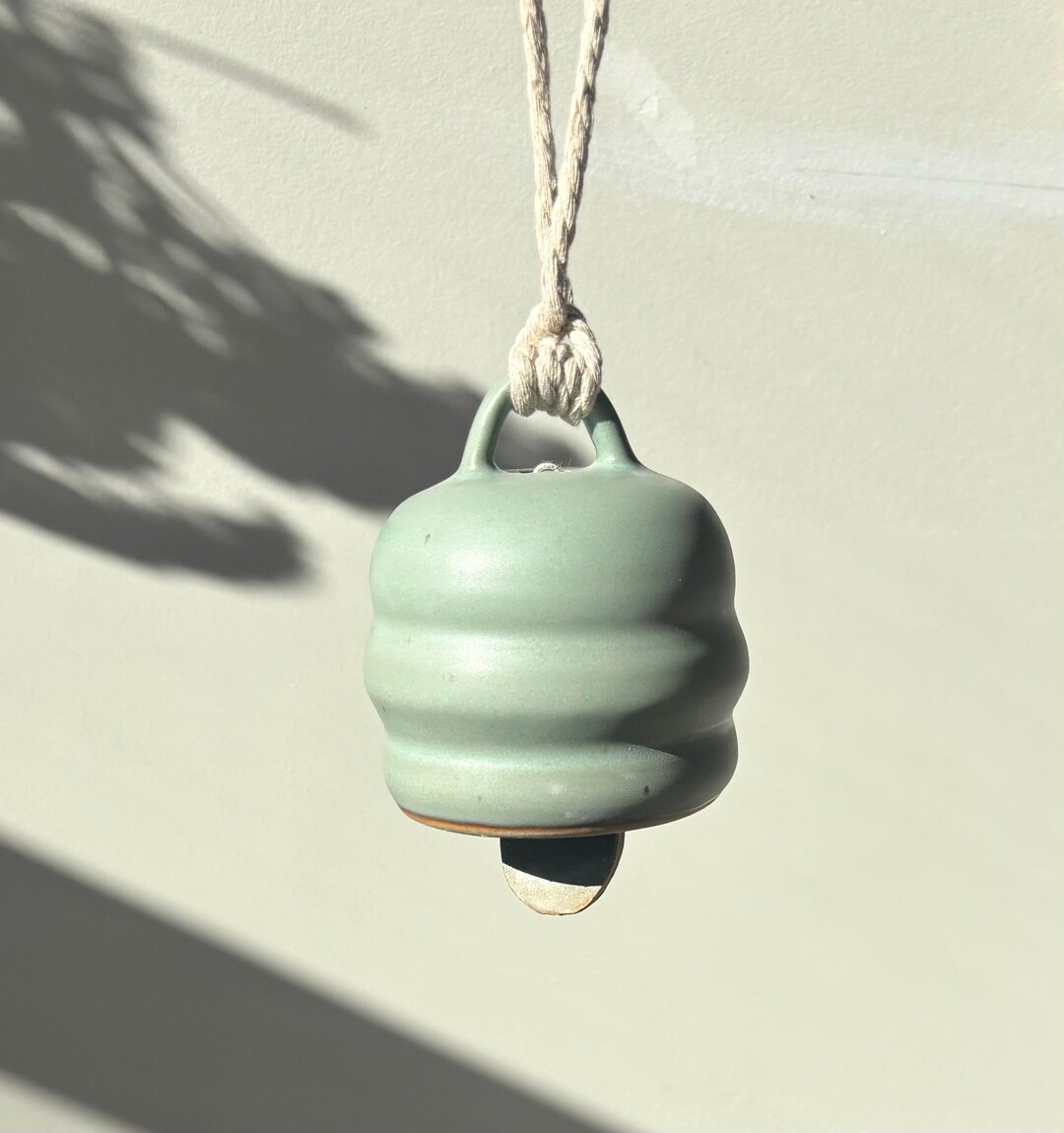 Light Blue Bubble Bell : Wavy Baby Blue Ceramic Hanging Bell - Etsy