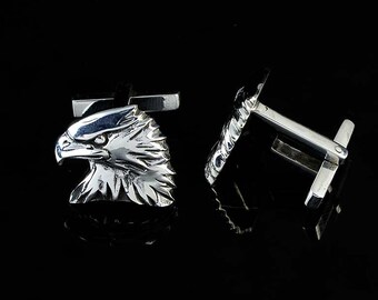 Eagle cufflinks | Etsy