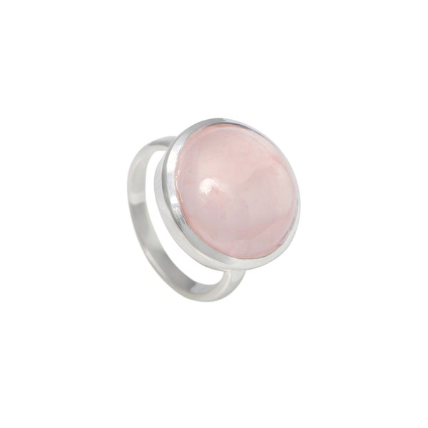 Rose Quartz Ring - Etsy