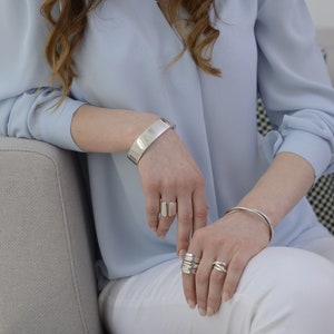 Chunky Statement Sterling Silver Wrap Ring With Flexible Wrapped Silver Band Wide Ring - Etsy