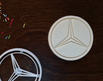 Mercedes Logo Cake Topper - Etsy
