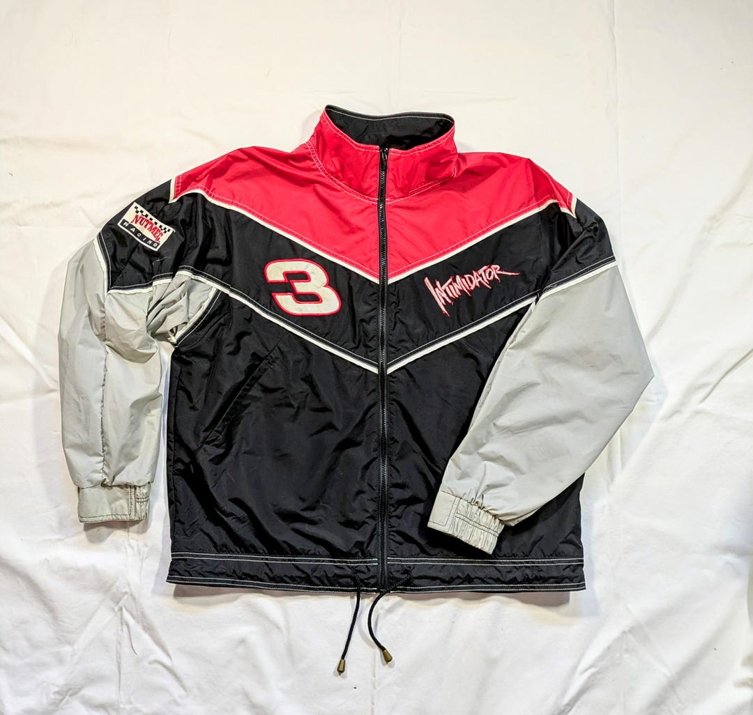 90s Dale Earnhardt Intimidator Windbreaker Jacket by Nutmeg Mills Sz L ...
