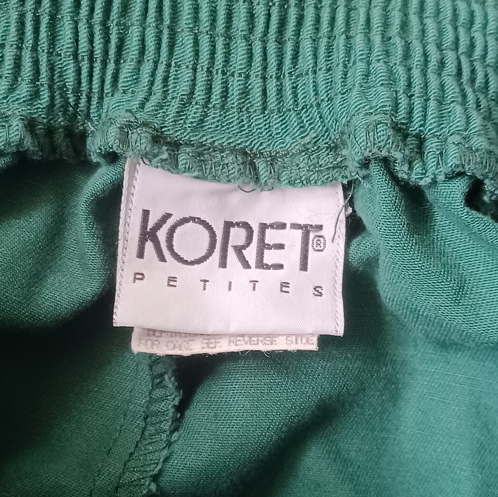 Vintage Green Button Down Below the Knee High Rise Pleated Skirt With ...