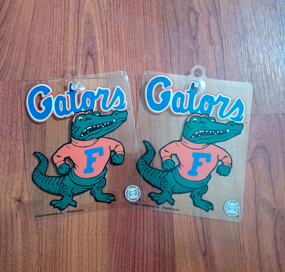 Vintage UF Gators Window Decal for Home or Vehicle by Color Clings Inc ...