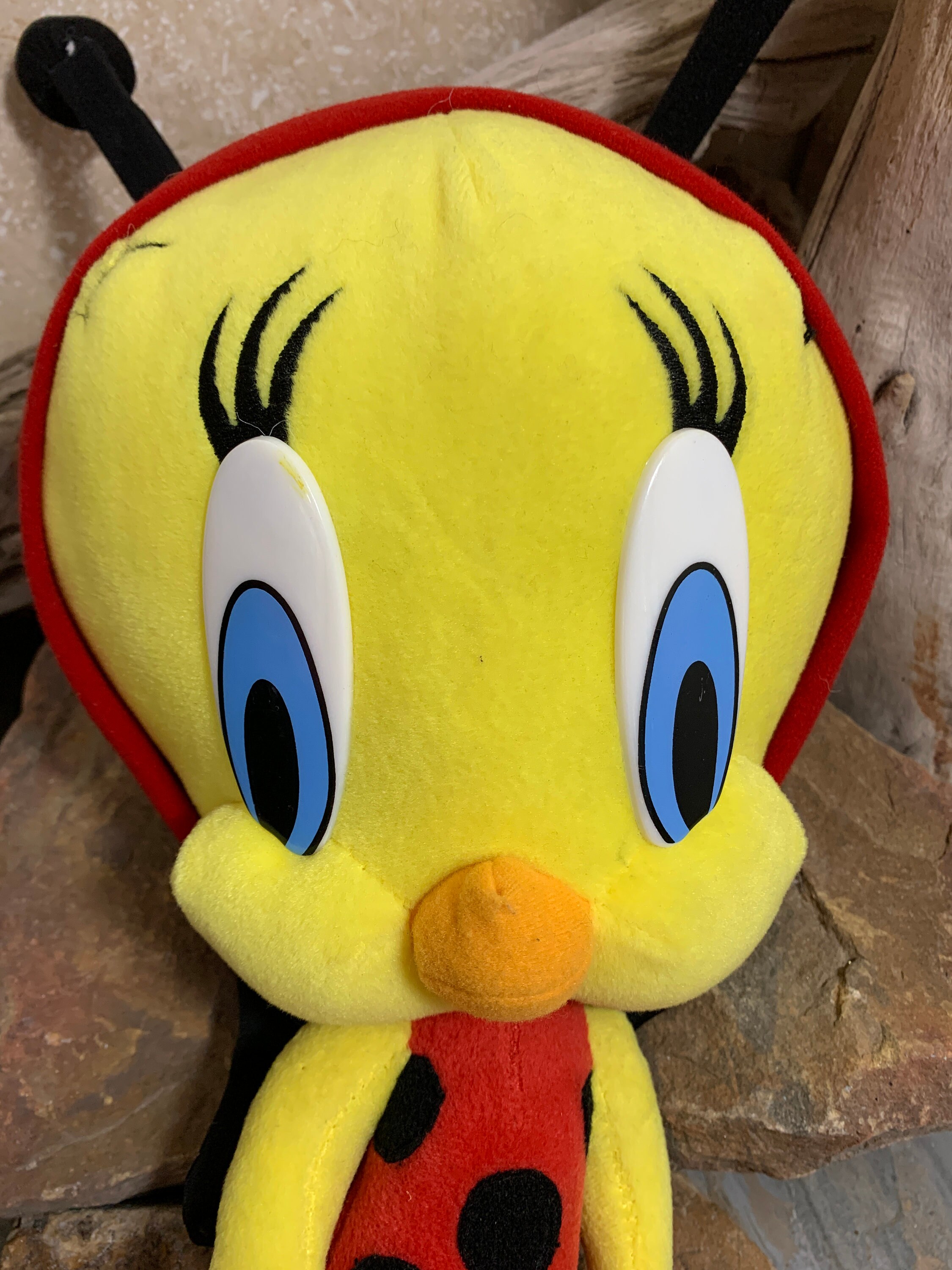 2001 Teddy Bird Love Bug Frühling Marienkäfer Plüsch-Puppe Warner ...