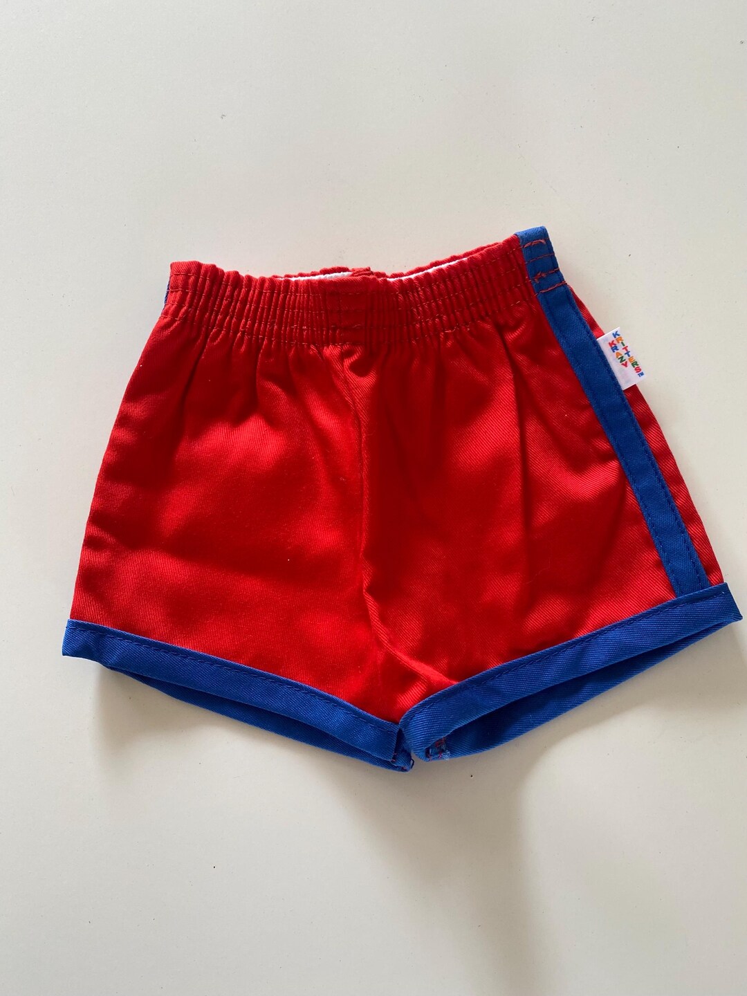 Vintage 80s Deadstock Baby Track Shorts Red Ringer Running Athletic ...