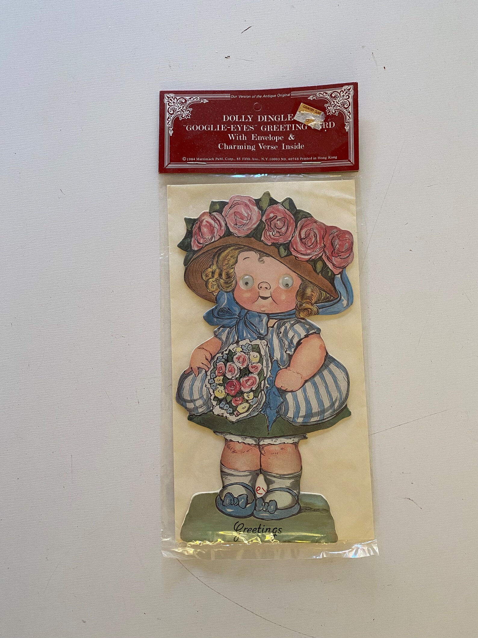 Vintage NIP Dolly Dingle Greeting Card "googlie-eyes" 1984 Unused With ...