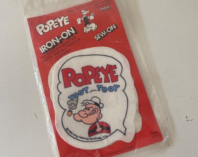 Popeye Iron on Patch, Olive Oyl Patches, Popeye Patches Iron on ...