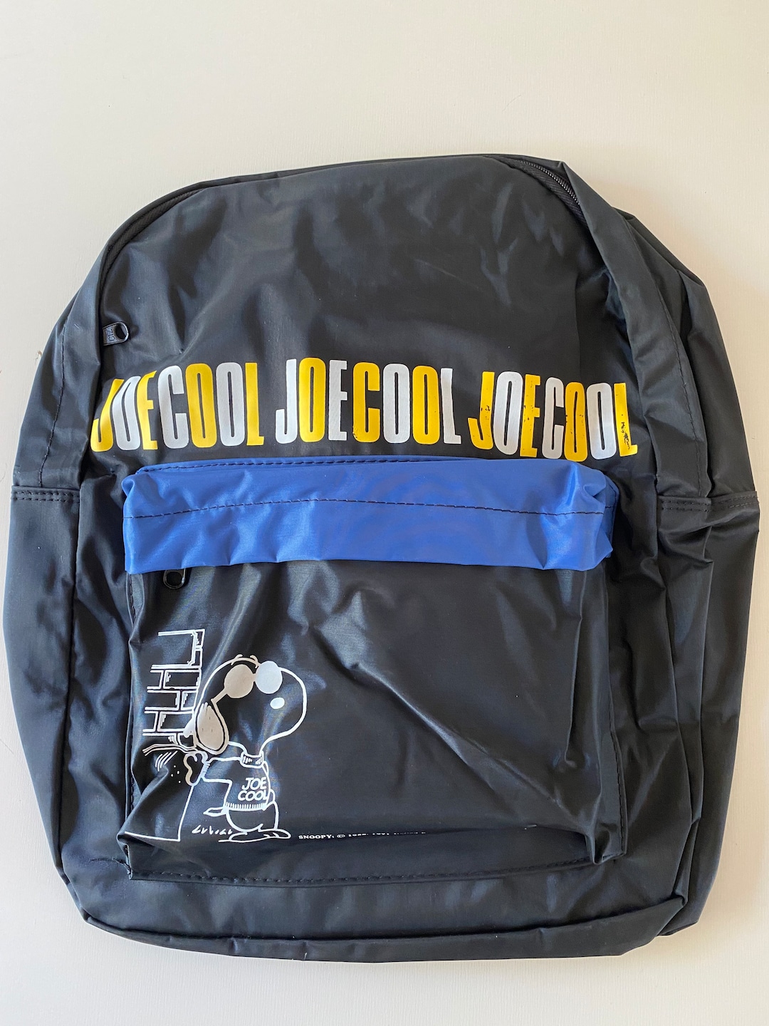 Vintage Snoopy Backpack Deadstock // UNUSED Joe Cool Peanuts Backpack ...