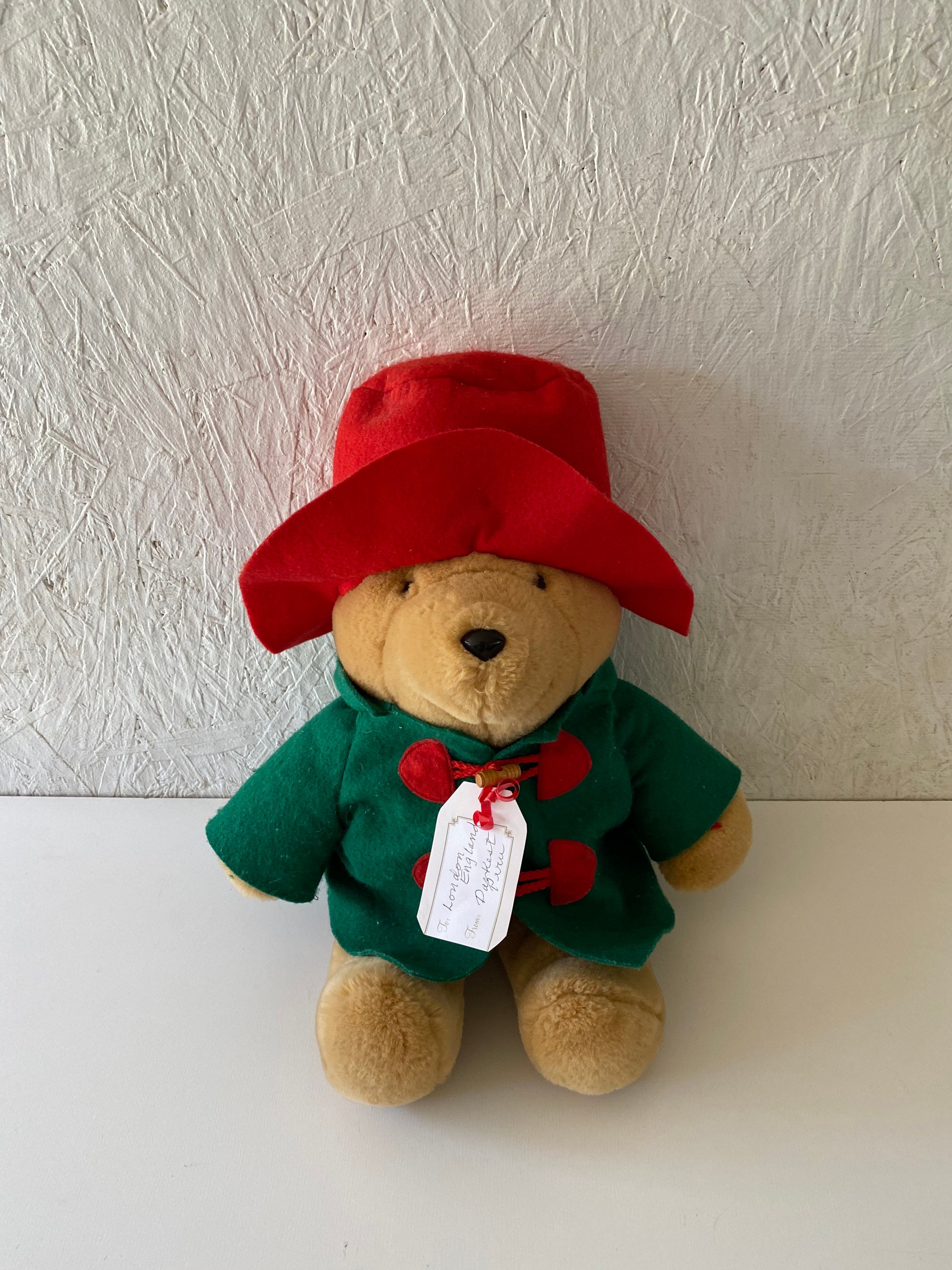 Vintage Large Paddington Bear Plush // Stuffed Bear From - Etsy