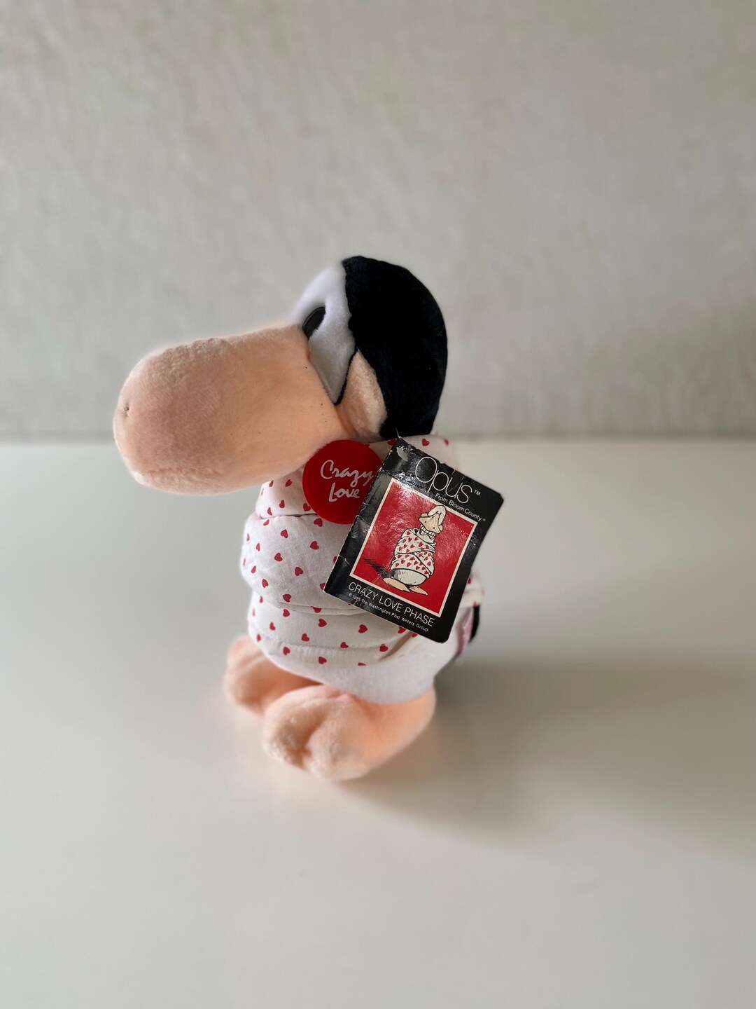 Vintage 1982 Dakin "crazy Love" Opus From Bloom County Stuffed Animal ...