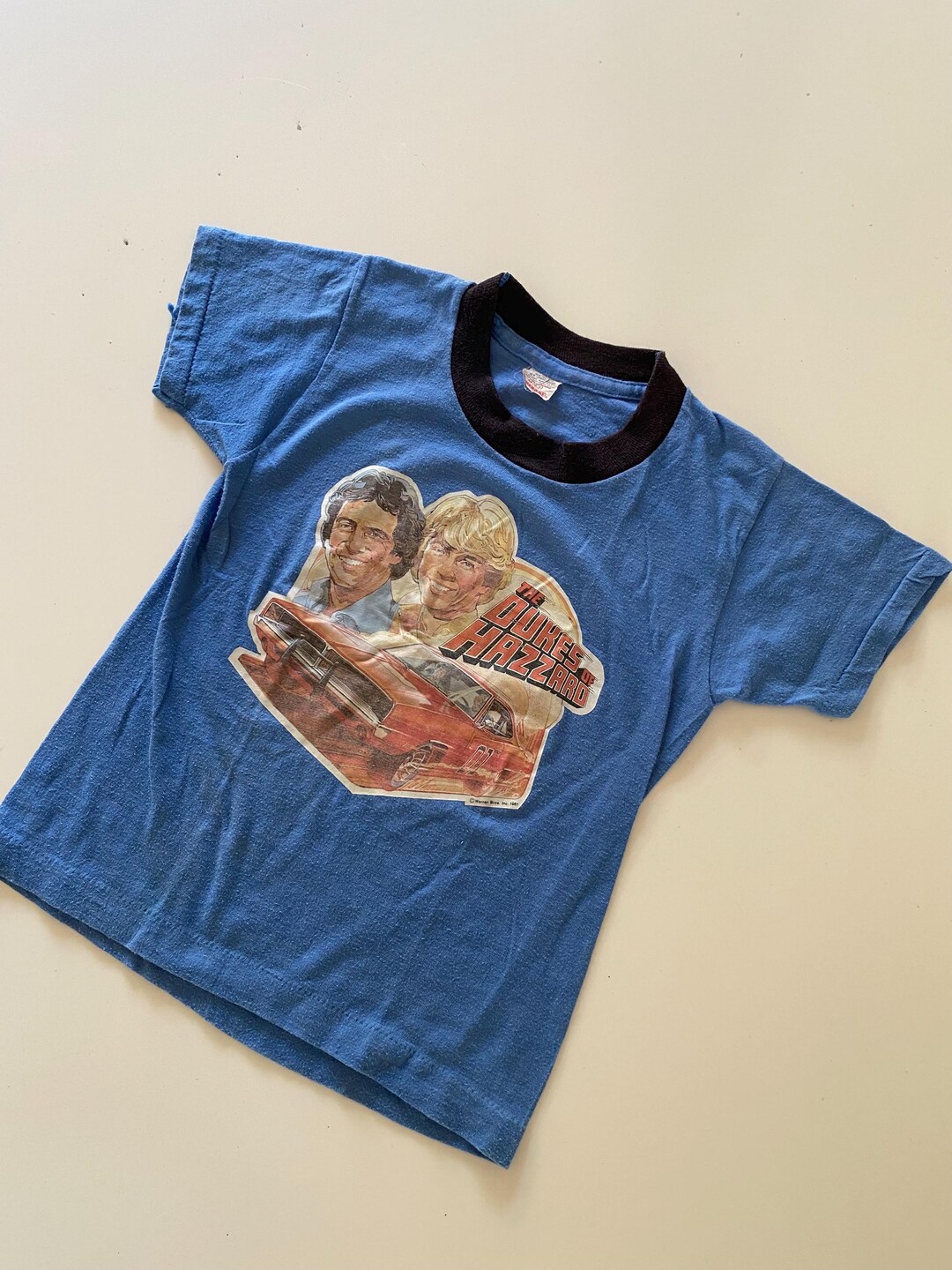 Vintage 1981 Kids Dukes of Hazzard Shirt Boys General Lee Luke Bo ...