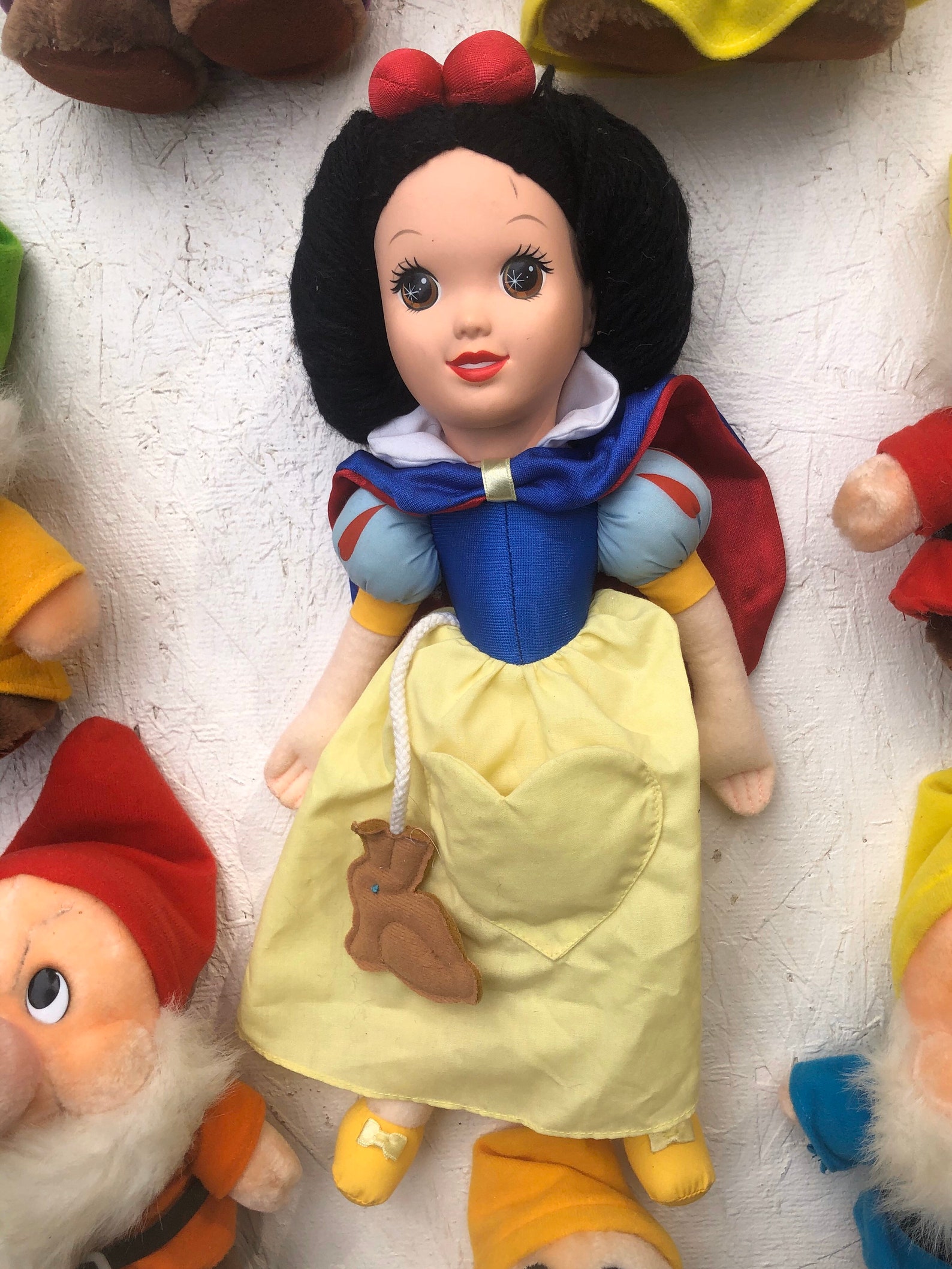 Vintage Snow White and the Seven Dwarfs Plush Set 8 Pieces | Etsy