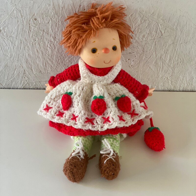 Strawberry Shortcake Crochet Doll - Etsy