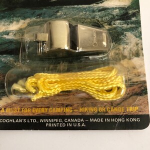 Vintage 60s 70s Boy Scout Whistle + Lanyard With Morse Code NEW IN ...