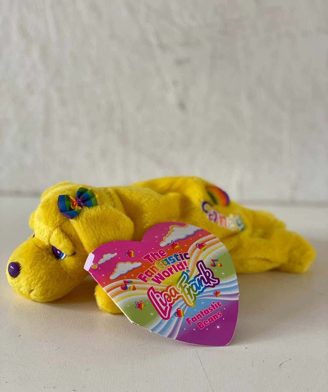 90s NWT Lisa Frank Candy Plush Stuffed Animal With Original Tags - Etsy