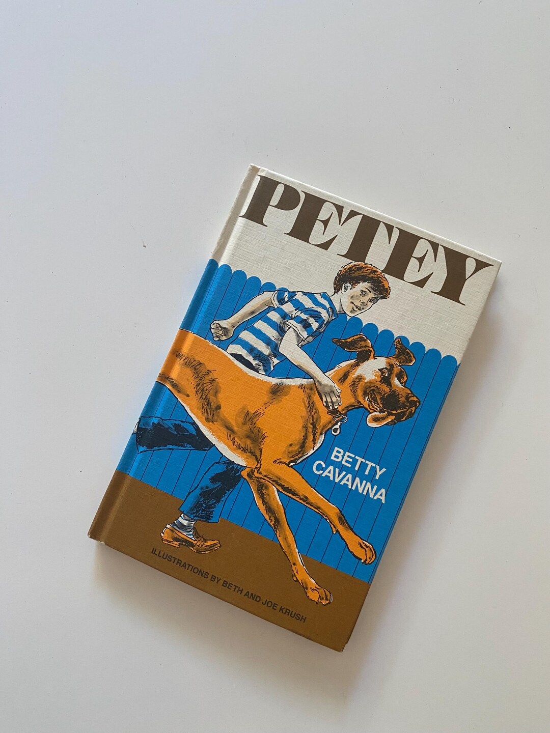 Vintage Petey Book Boy and His Great Dane Dog Childrens Chapter Book ...