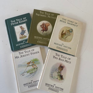 Vintage Collection of Beatrix Potter Books // 1980s Beatrix Potter ...