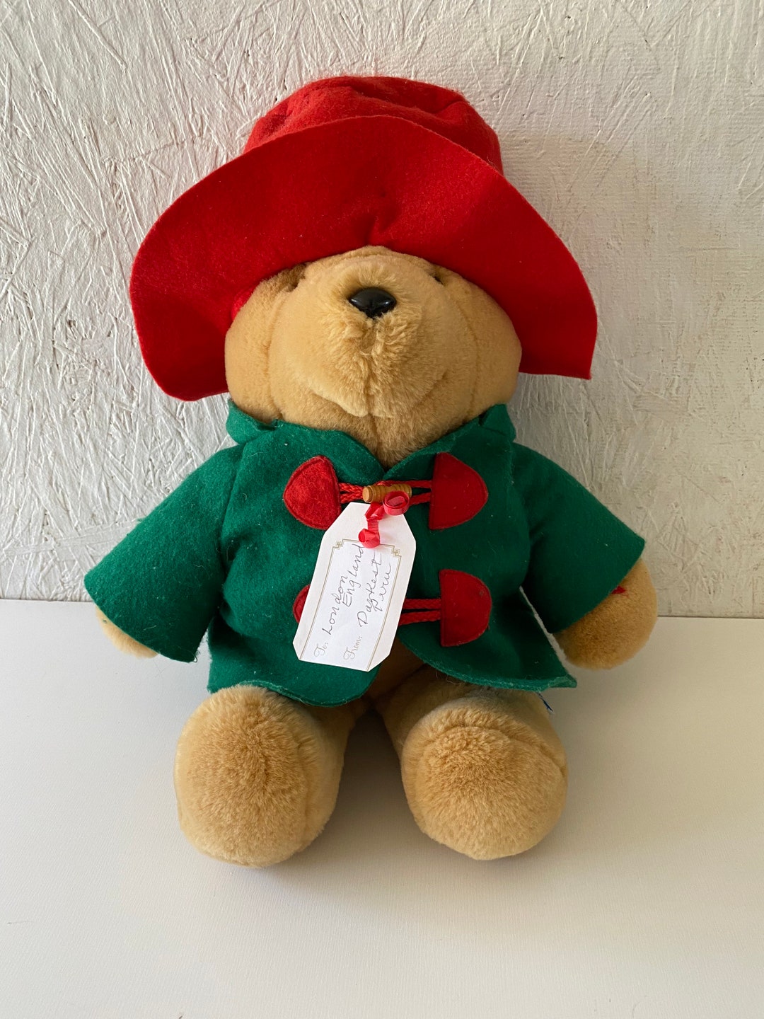 Vintage Large Paddington Bear Plush // Stuffed Bear From Darkest Peru ...