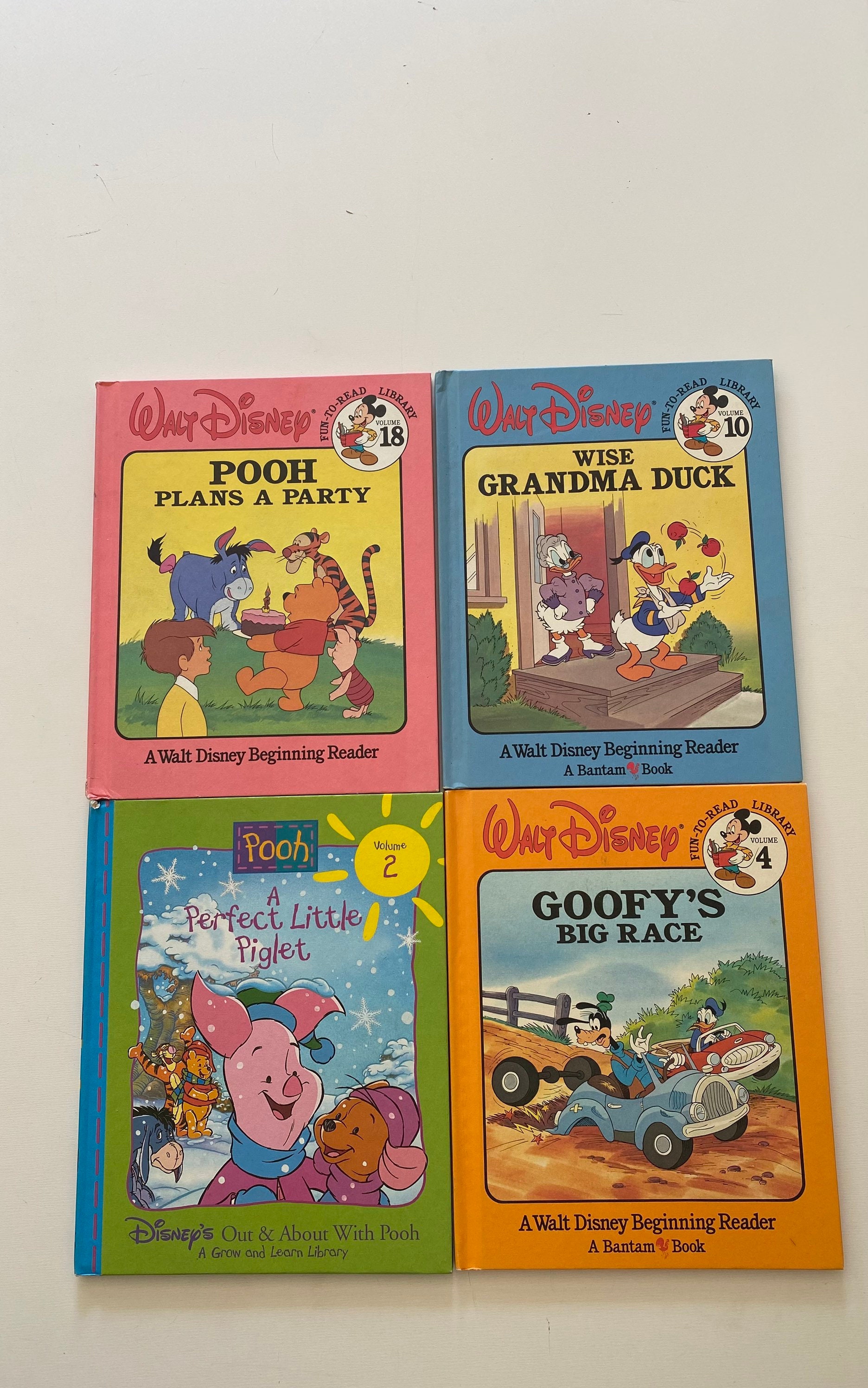 80s 90s Disney Beginner Reader Collection // Hardback Kids - Etsy