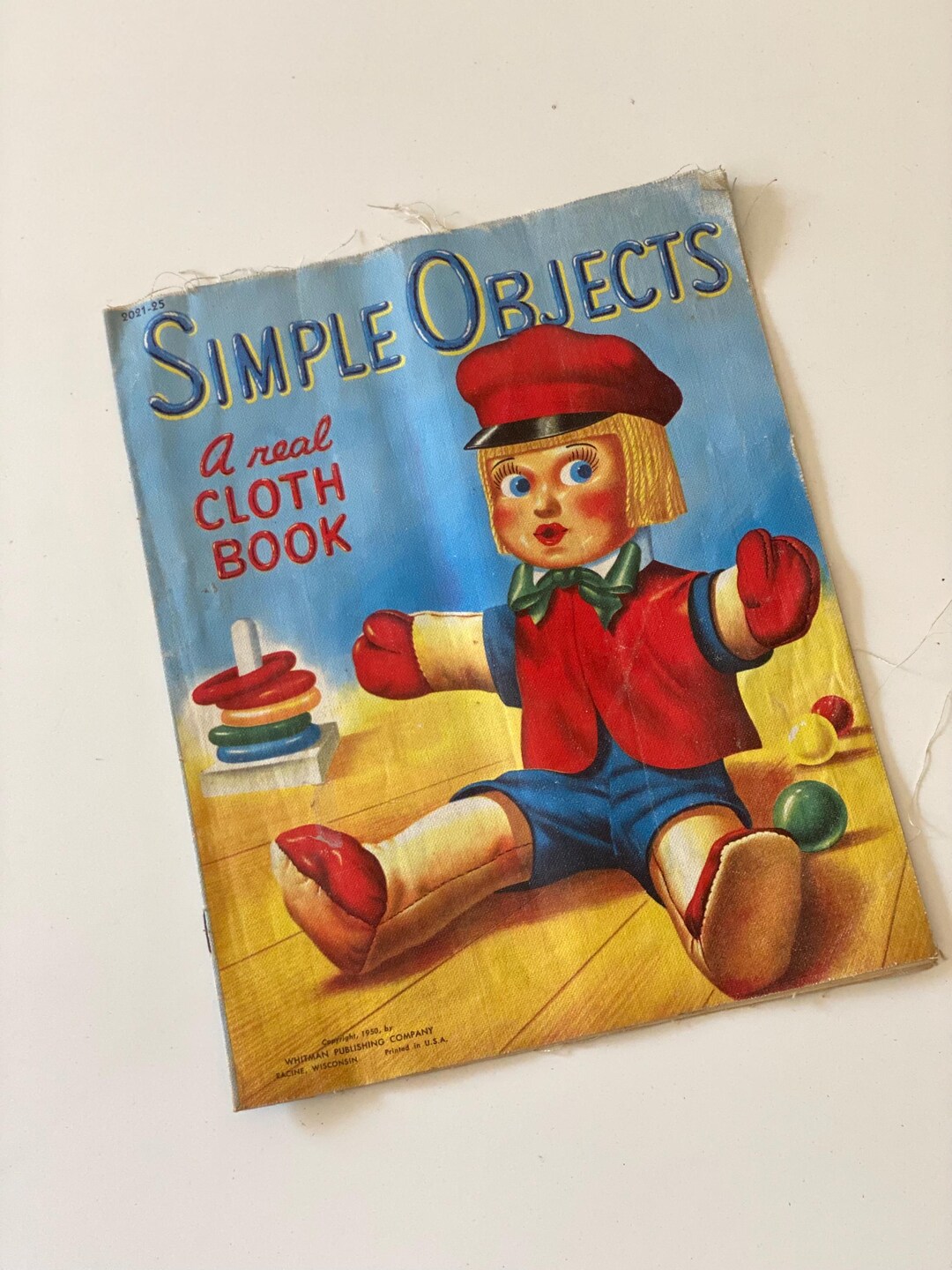 Vintage 1950 A Real Cloth Book Simple Objects Baby Book - Etsy