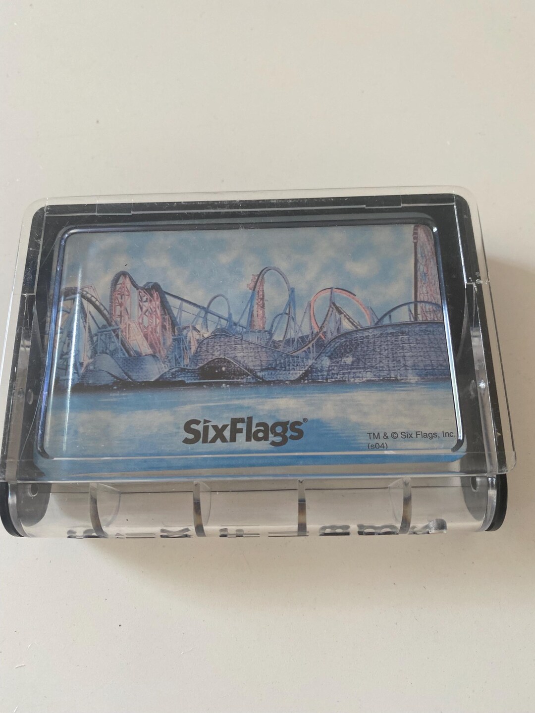 Vintage NIP Six Flags Magic Mountain Deck of Playing Cards Amusement ...