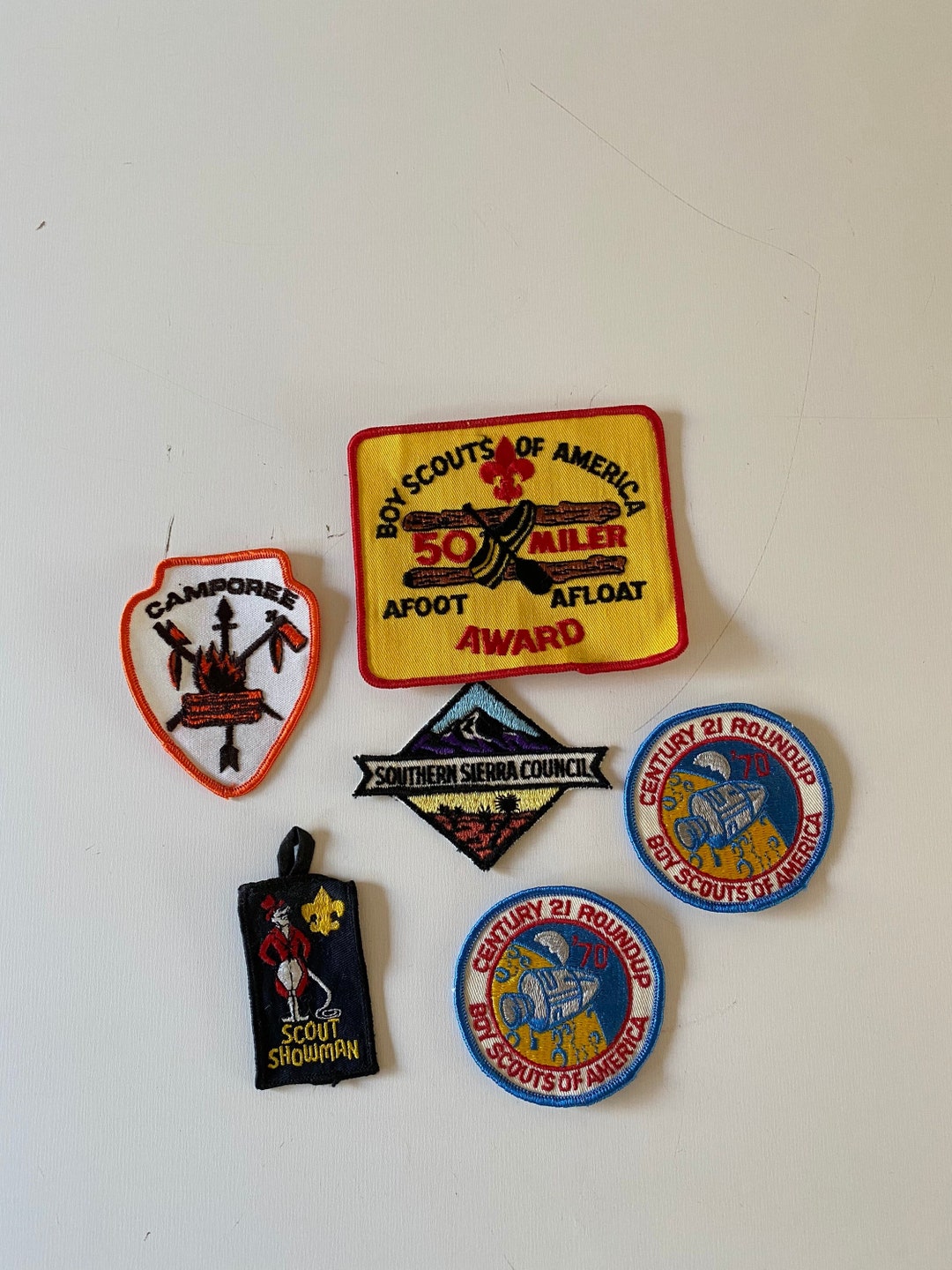 Vintage Boy Scout Patches Collection BSA California Patches 1970 Space ...