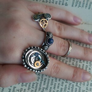 Steampunk Ring Set - Steampunk Mid-ring - Steampunk Jewellery - Antique ...