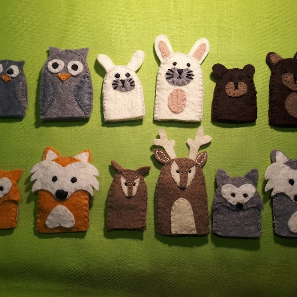 Animal Finger Puppet - Etsy