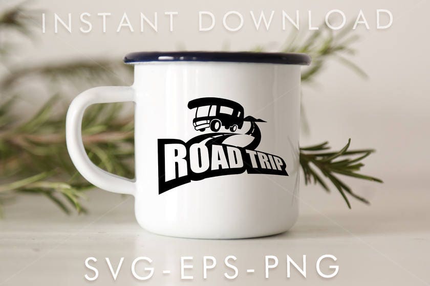 Road Trip / Instant Download / Clipart Graphic Files/ Cutting | Etsy