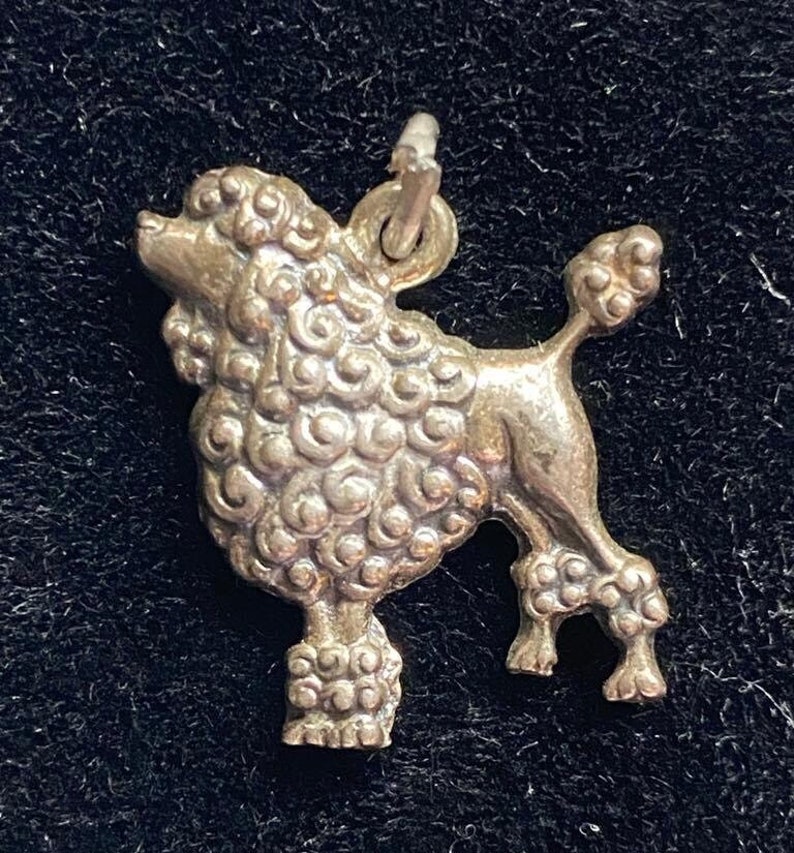 True Vintage Sterling Silver Standard Poodle Charm, Detailed - Etsy