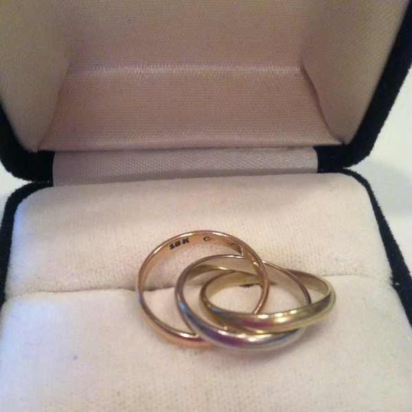 Tri Color Rings - Etsy