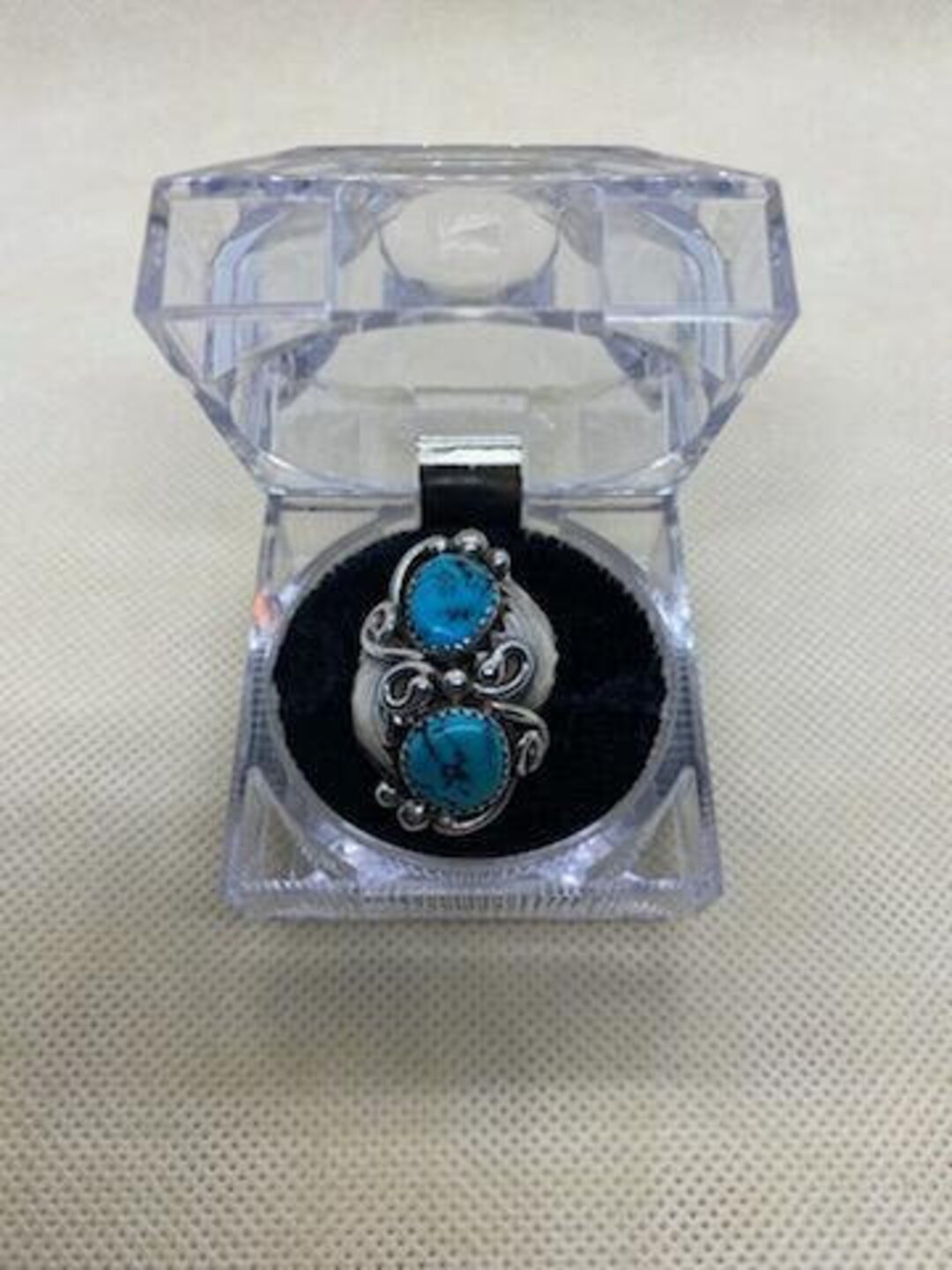 Authentic Vintage Native American Navajo Silversmith Richard Begay Ring ...