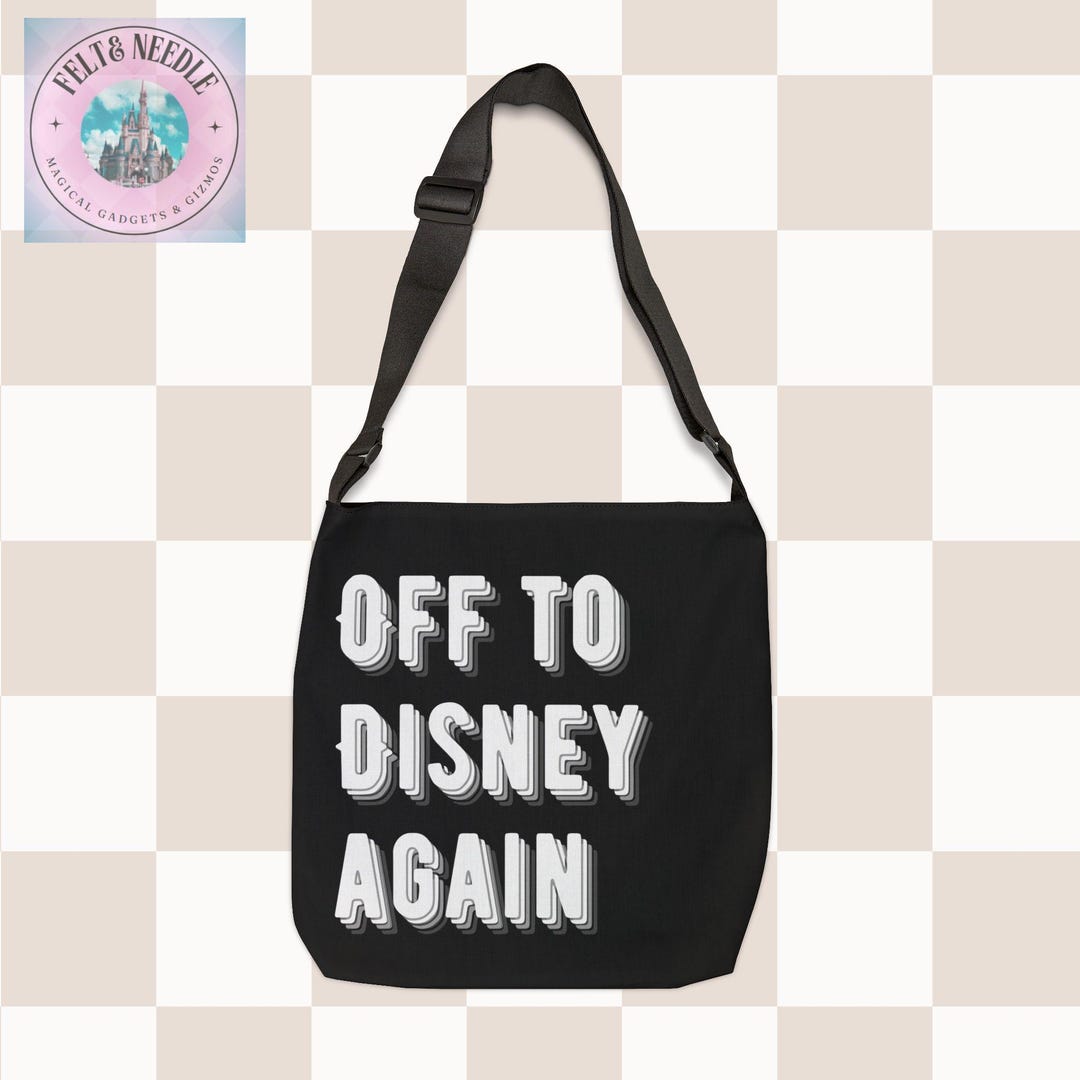 Off to Disney Again, Disney Themed Tote Bag, Disney Fan Gift, Disney ...