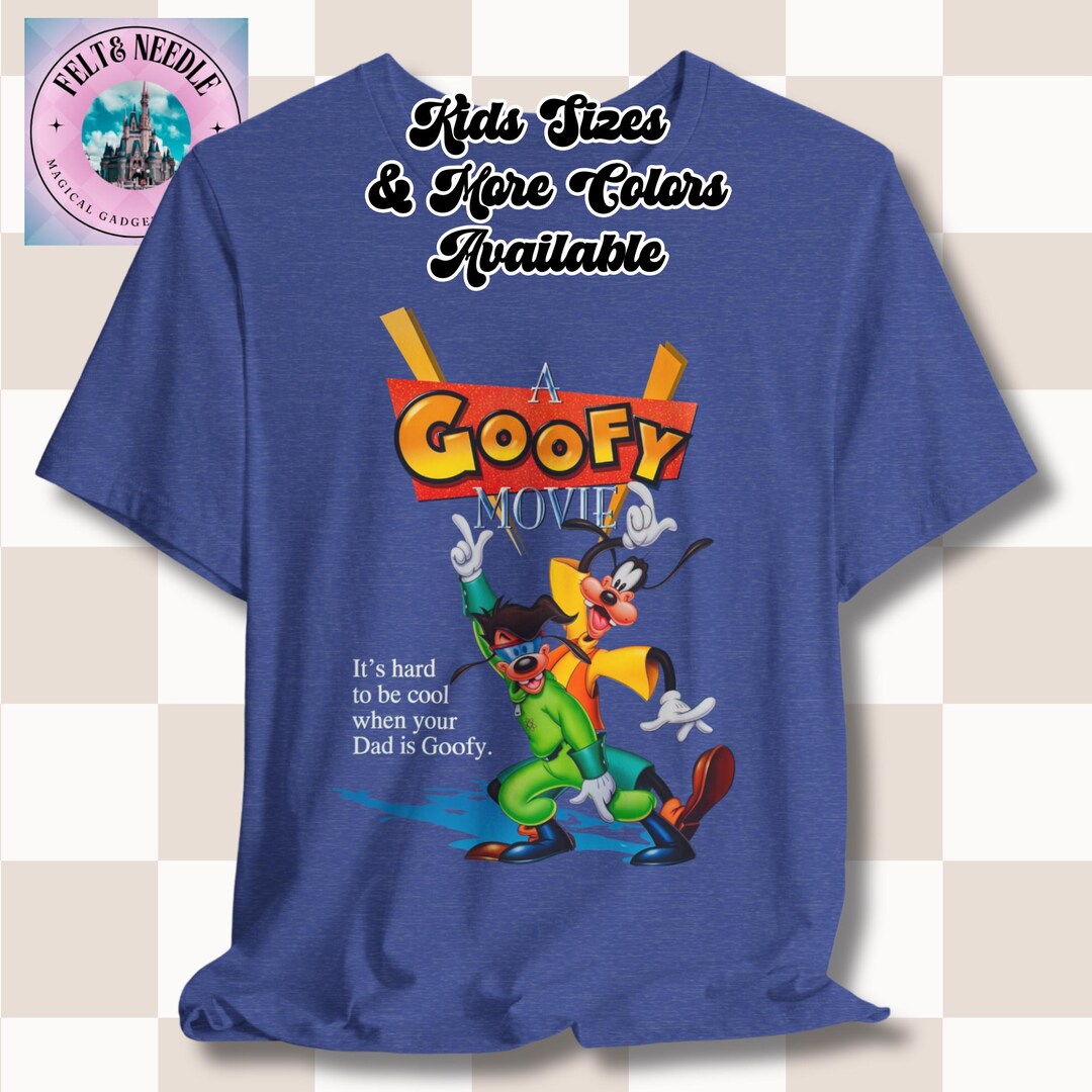 Retro Goofy Movie Poster T-shirt, Pop Culture Graphic Tee, Vintage ...