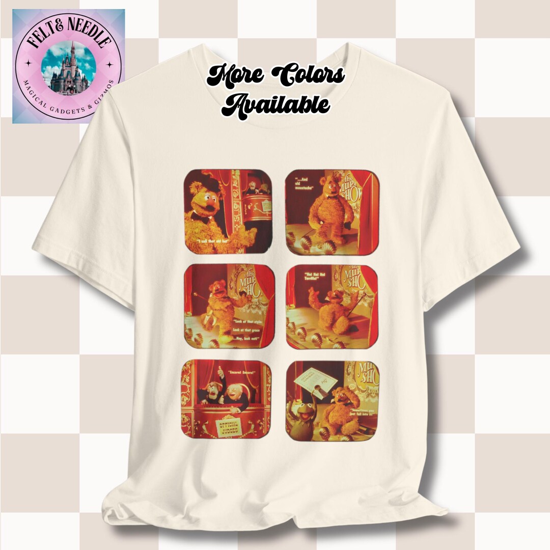 Retro Muppet Show View Master Tee, Kermit Fozzie Statler Waldorf ...