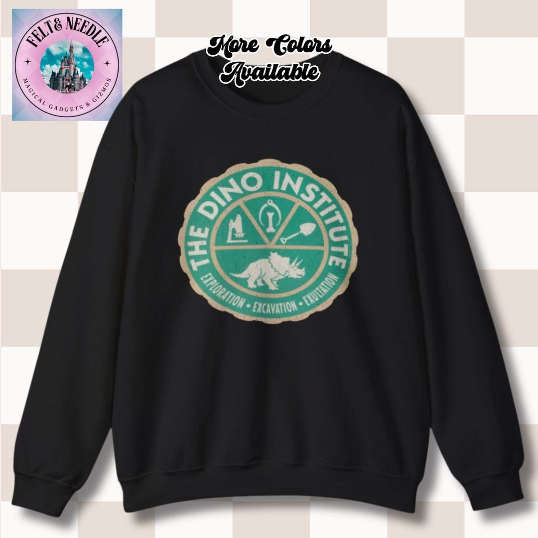 Animal Kingdom Dinosaur Institute Sweatshirt, Disney World Crewneck ...