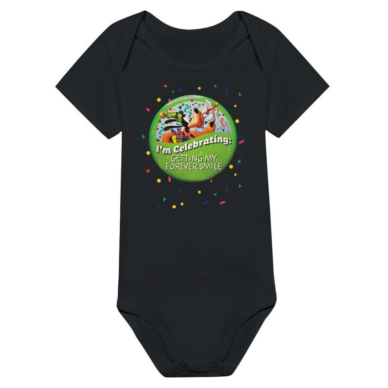 Customizable Disney Goofy Im Celebrating Onesie - Baby Bodysuit - Etsy