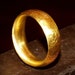 8mm Heavy 24k Gold Ring - Comfort Fit Style - Big Gold Wedding Band ...