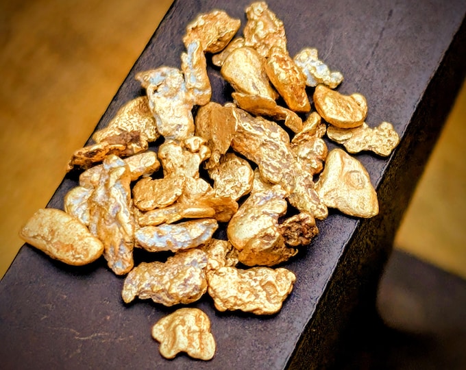 California Gold Nuggets - Authentic Natural Placer Gold - Raw Gold ...