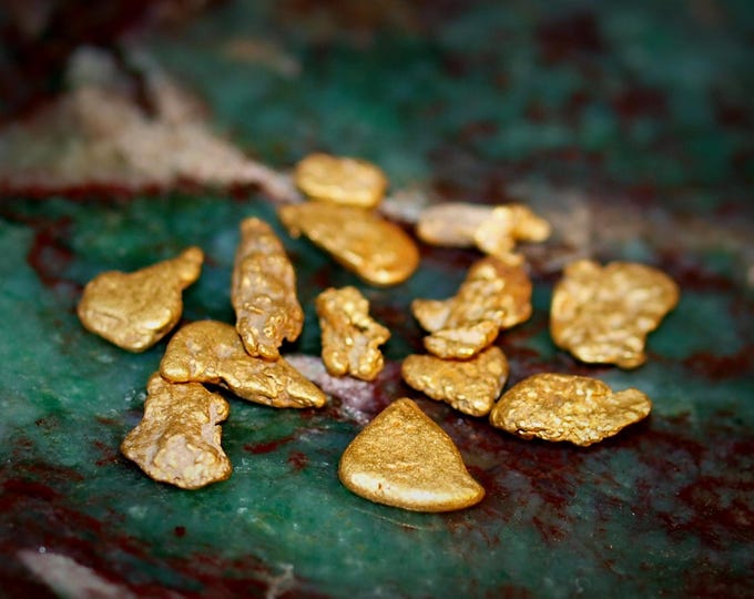 American Mined Gold Nugget - Genuine Arizona Gold Nugget Specimen - Raw ...