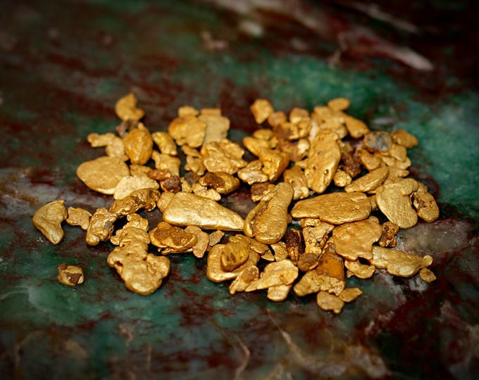 Alaska Gold Nugget American Mined Gold Genuine Gold Specimen Raw Alaska ...
