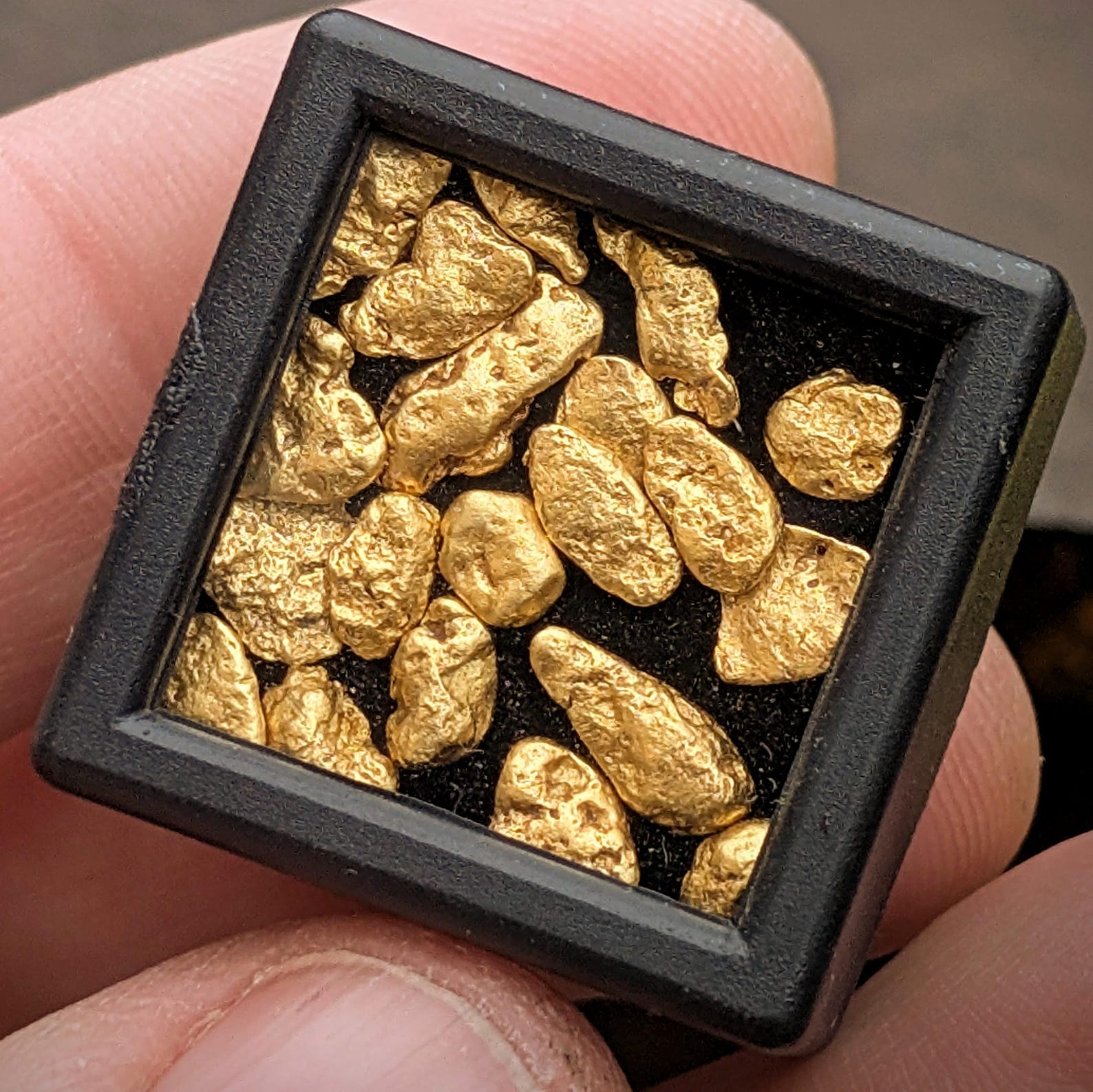 California Gold Nuggets - American Mined Gold - Genuine Gold Specimen ...