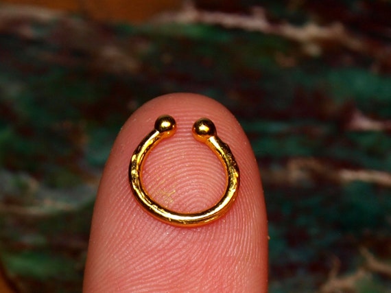 24k septum ring store