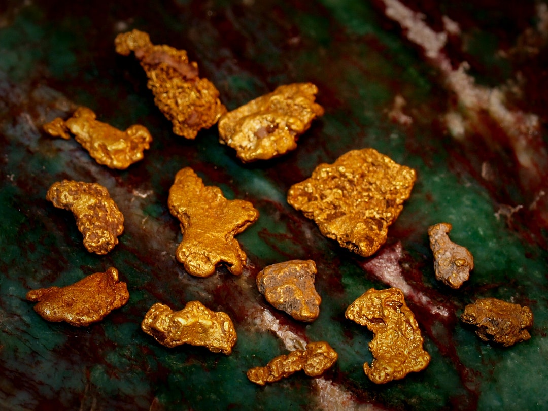 Arizona Gold Nuggets Authentic Natural Placer Gold Raw Gold Nuggets ...