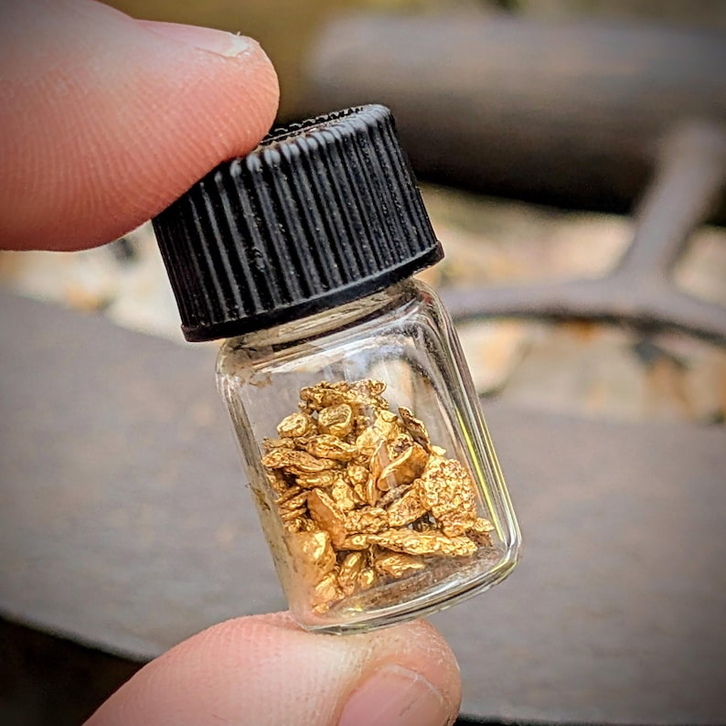 California Gold Nuggets - American Mined Gold - Genuine Gold Specimen ...