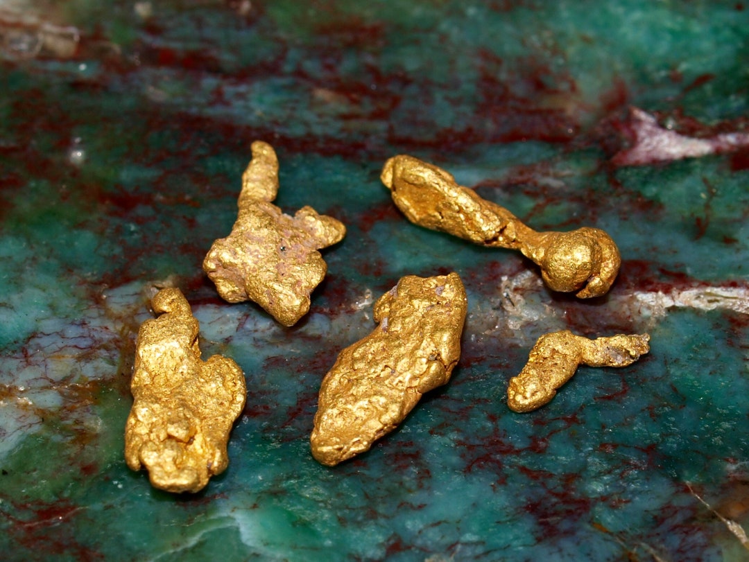 Arizona Gold Nuggets Authentic Natural Placer Gold Raw Gold Nuggets ...