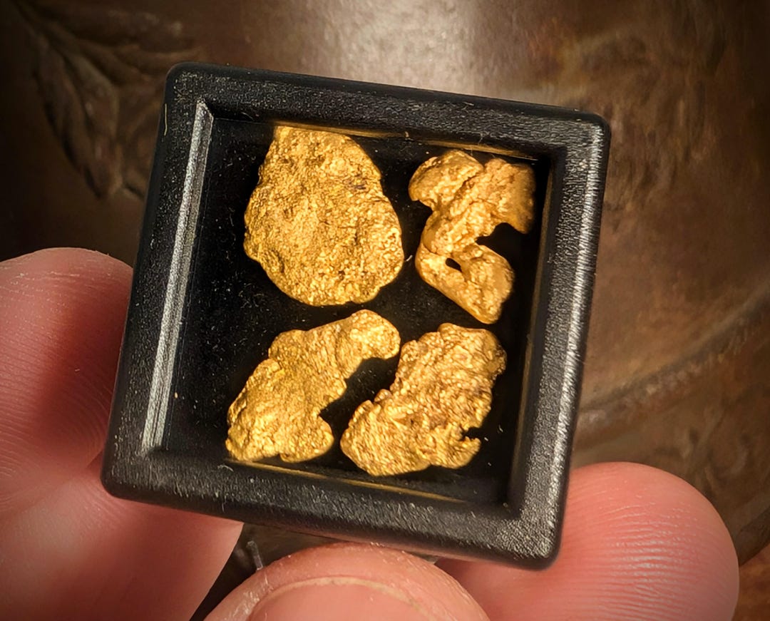 Arizona Gold Nuggets - American Mined Gold - Genuine Gold Specimen ...