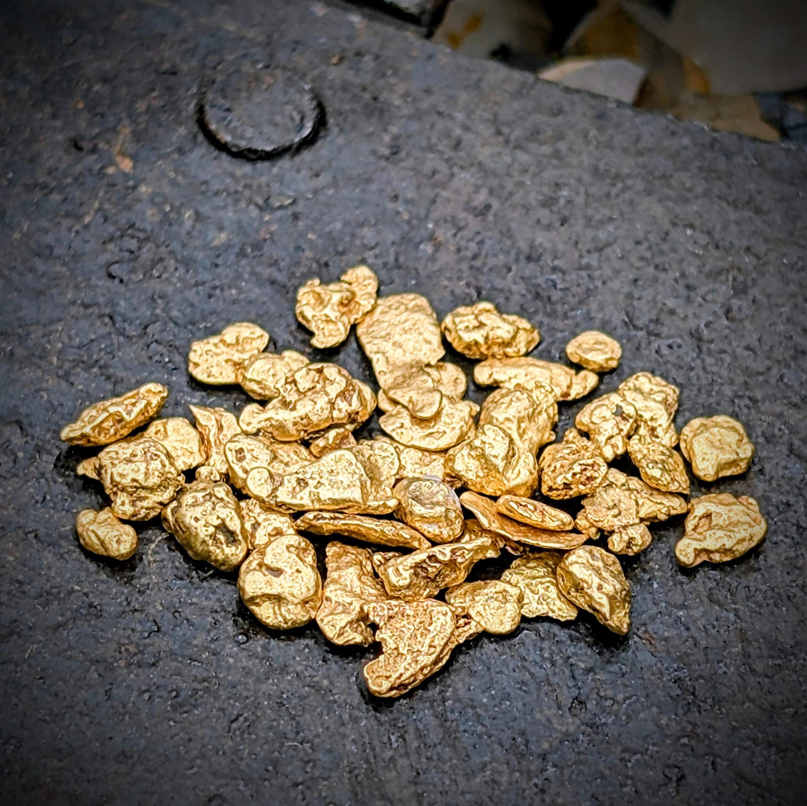 California Gold Nuggets - American Mined Gold - Genuine Gold Specimen ...